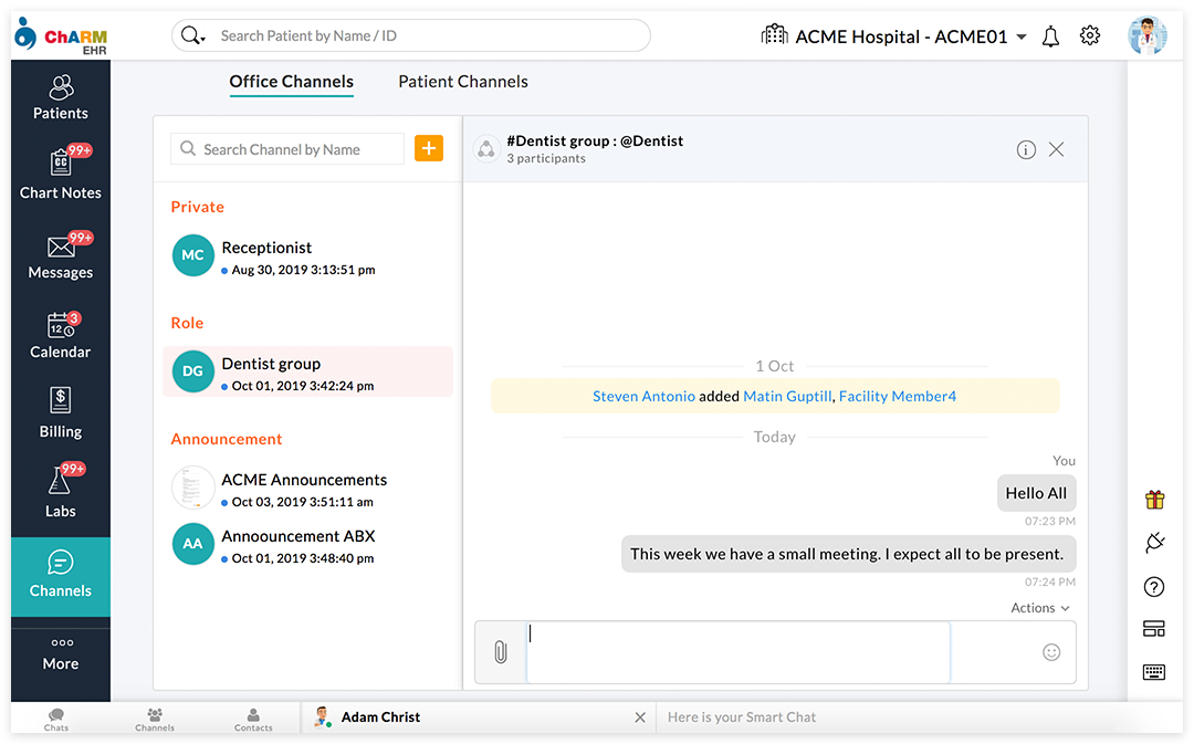 ChARM Connect - Collaborative Healthcare Platform