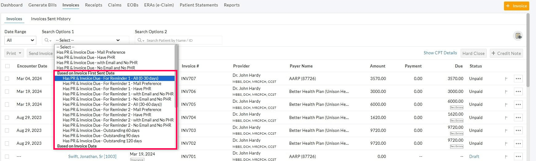 CharmHealth EHR - Patient Billing