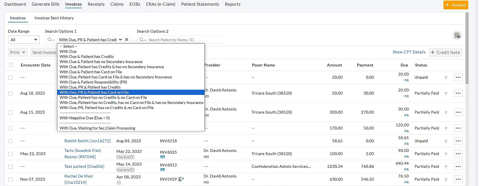 CharmHealth EHR - Patient Billing