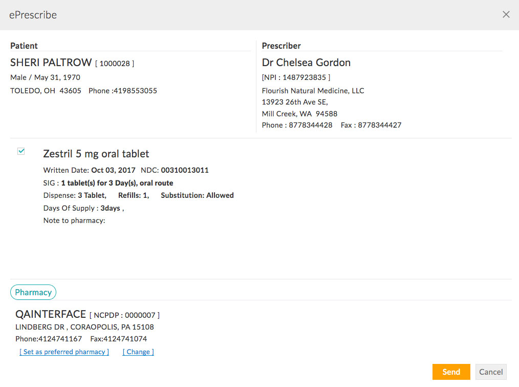 ChARM EHR - Create Encounter