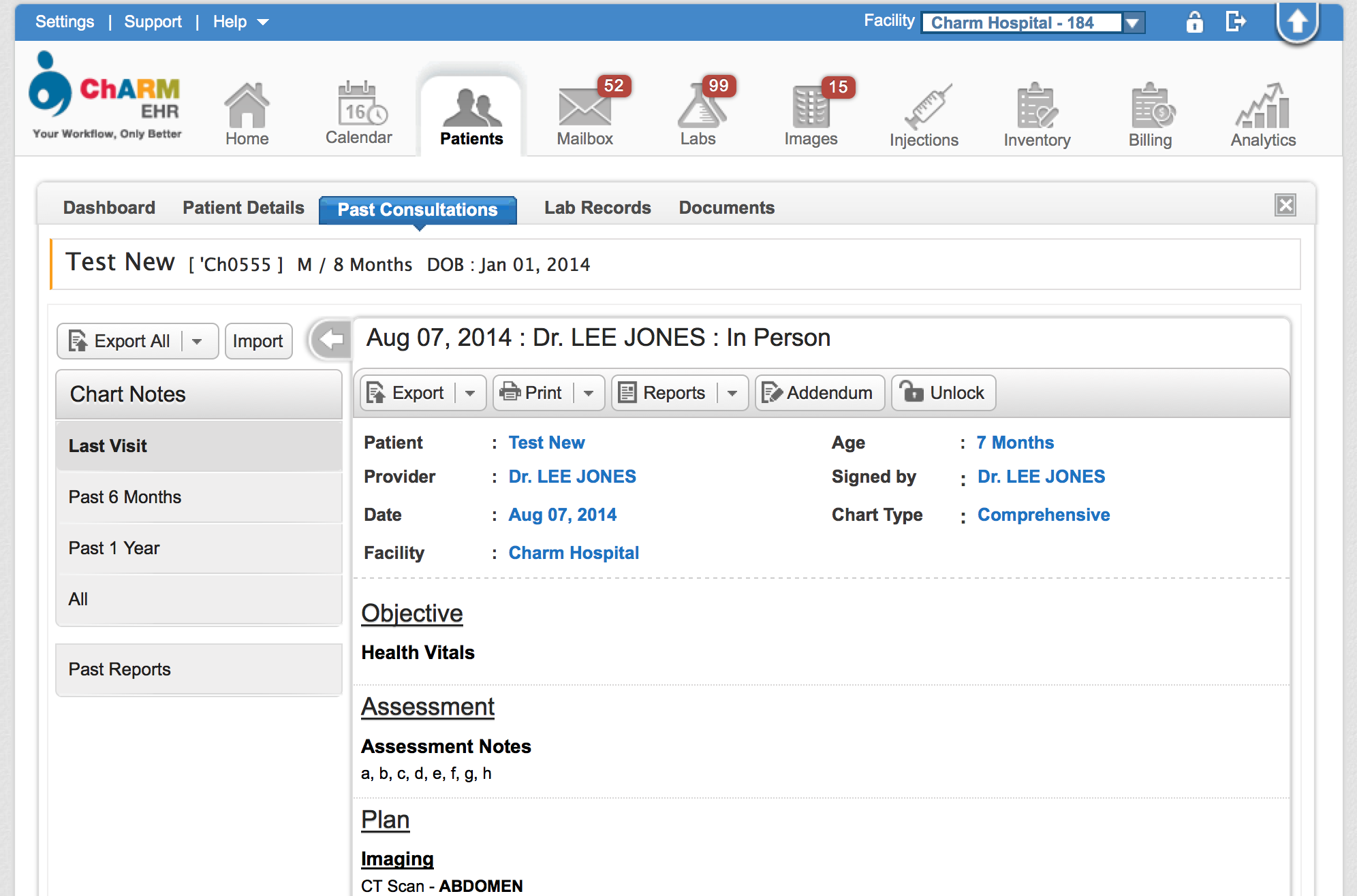 ChARM EHR - SOAP Note Charting Video